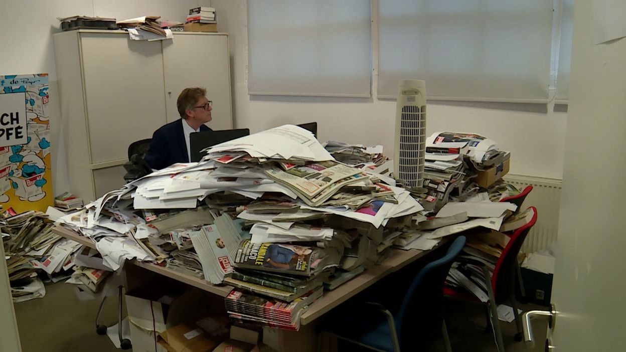 Le bureau le plus en désordre du monde est Belge