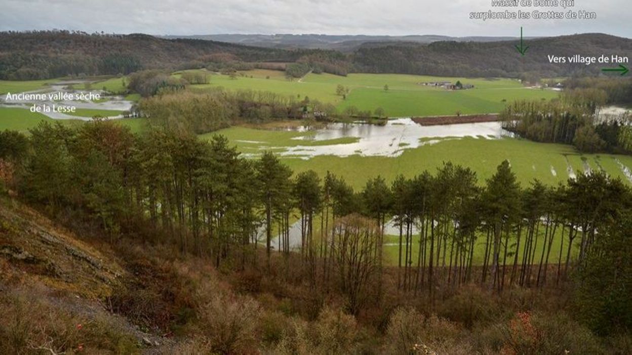 La Lesse a repris son tracé d'il y a 500.000 ans