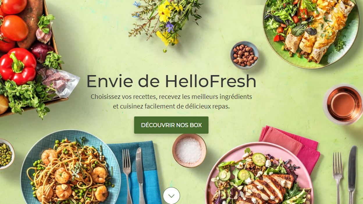 Premier bénéfice pour HelloFresh, spécialisée dans la livraison de ...