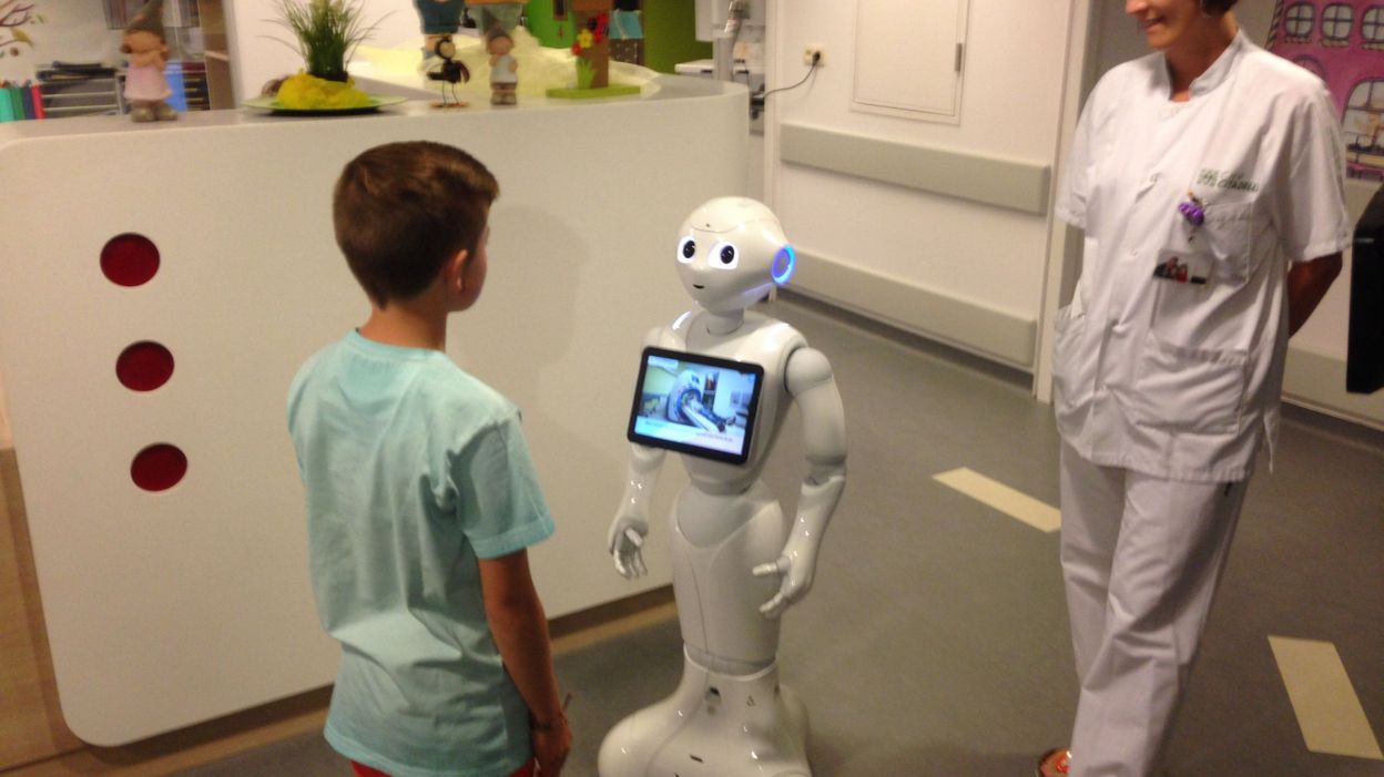 Pepper, le robot qui accueillera les patients à l'hôpital de la Citadelle