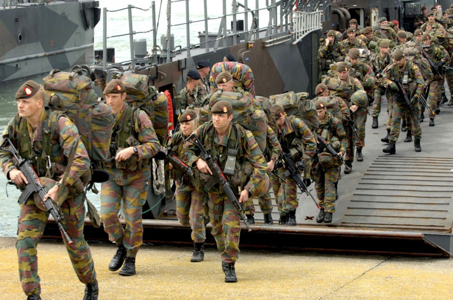 Mission Blueland: l'armée belge a débarqué