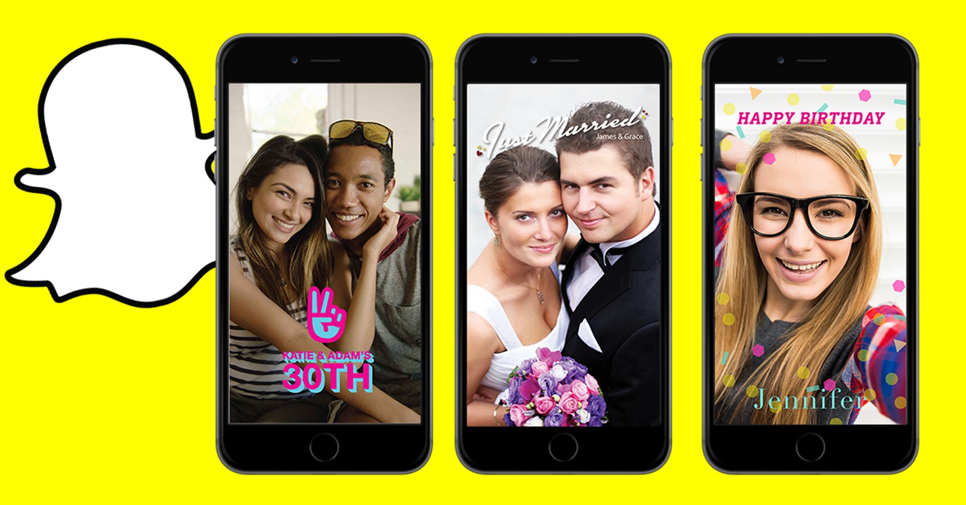 Les filtres Snapchat personnalisés arrivent en Europe