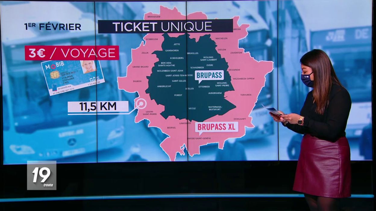 STIB, Tec, De Lijn, SNCB : les tarifs Brupass et Brupass XL vont ...