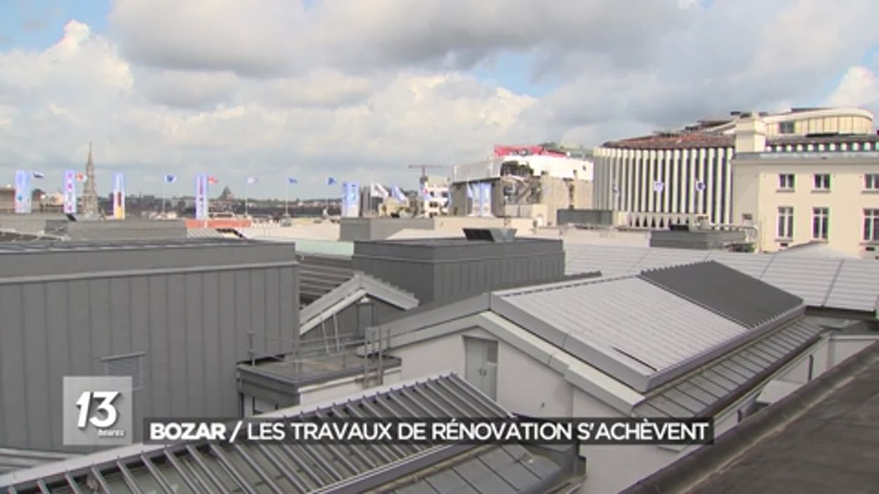 Les toitures et les salles d'exposition du Bozar à nouveau ...