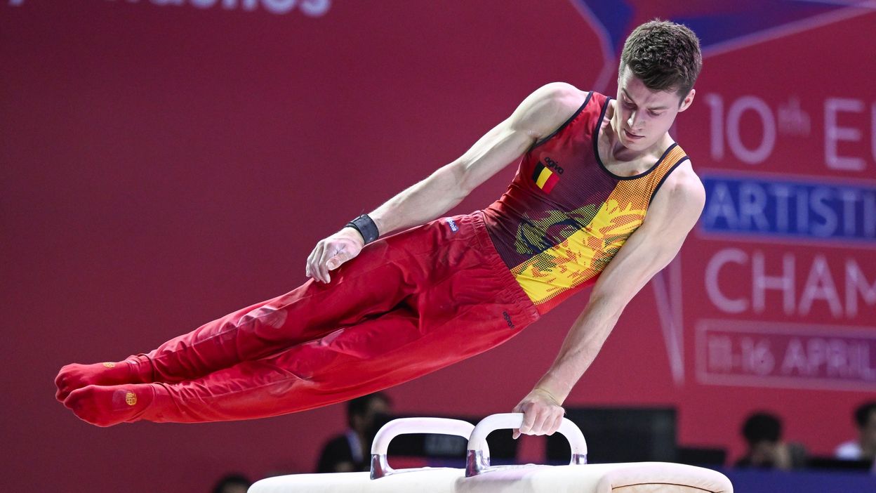 Euro de gymnastique artistique : Maxime Gentges médaillé d’argent au ...