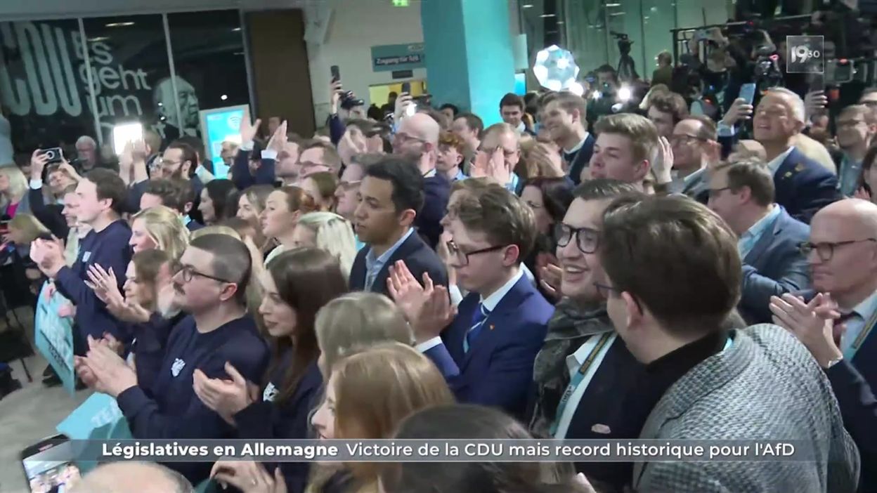 Élections en Allemagne : les conservateurs grands gagnants, l'AfD arrive en deuxième position ...
