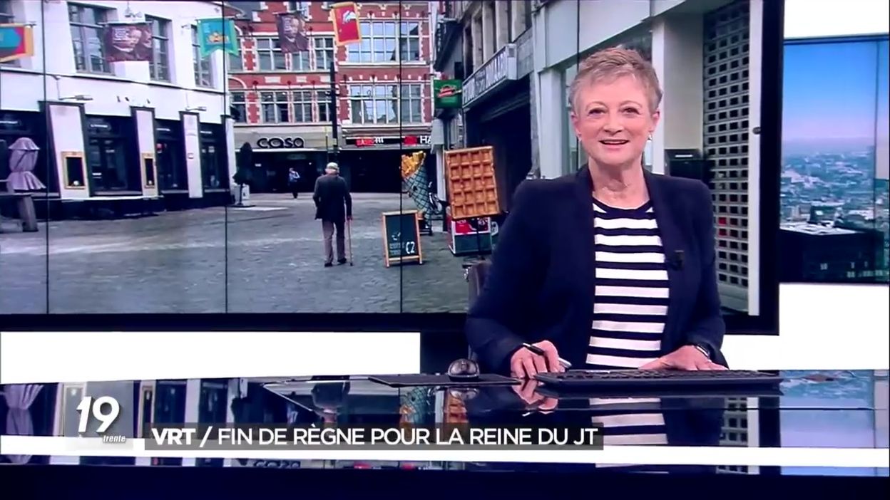 La présentatrice phare de la VRT a présenté son dernier JT : 'Les gens ...