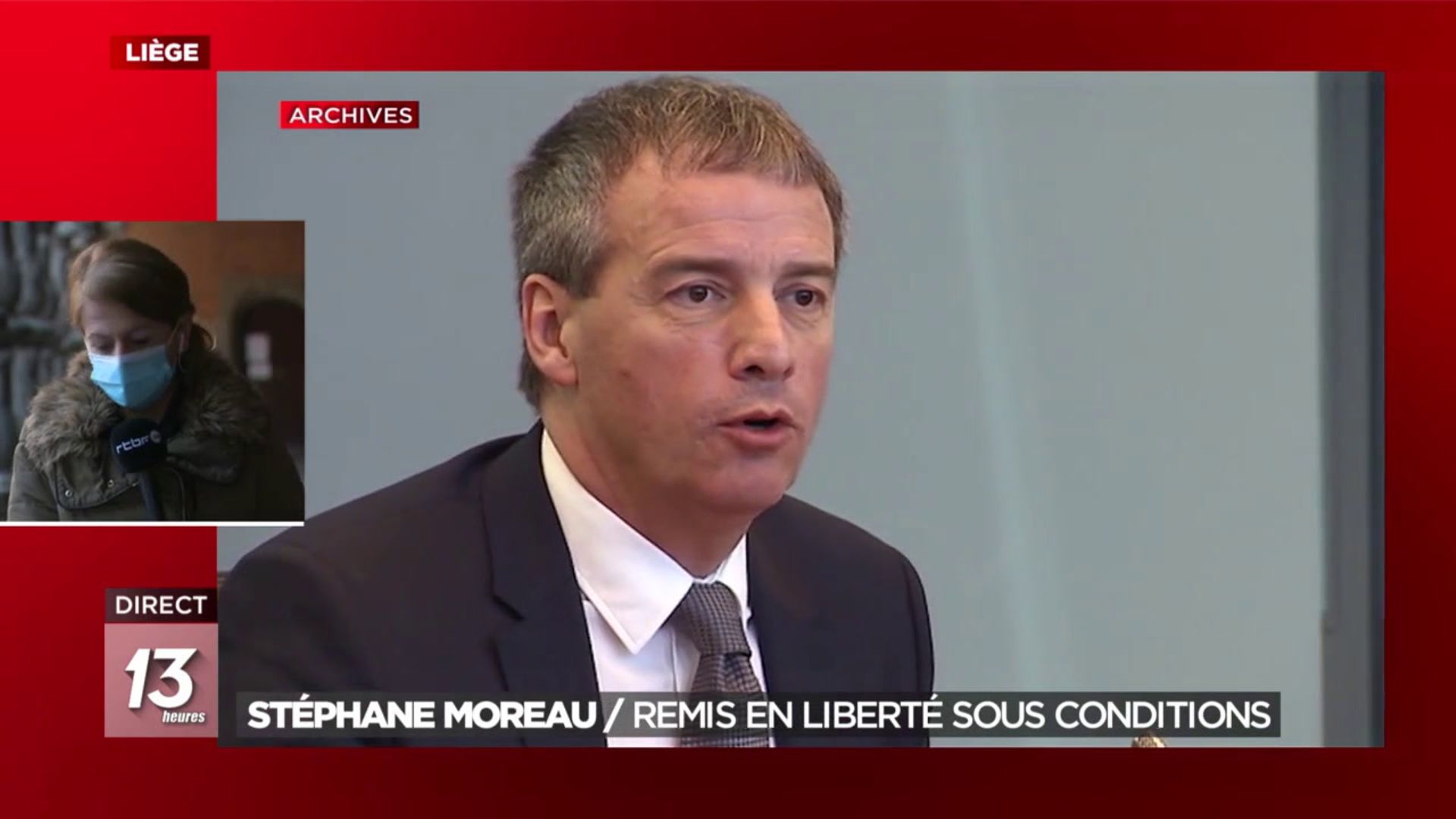 Seul, à pied : la sortie de prison de Stéphane Moreau en images (photos et vidéo) - RTBF Actus