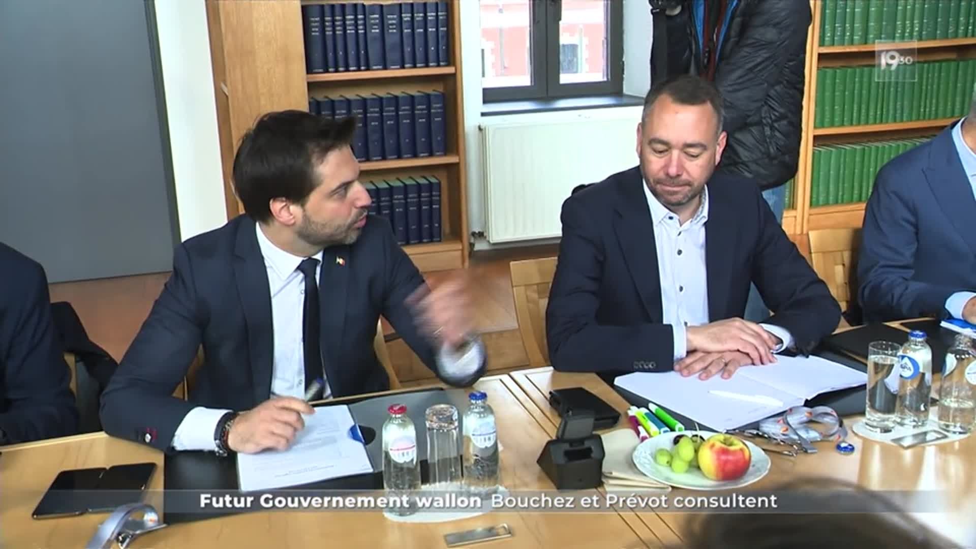 Futur Gouvernement wallon / Bouchez et Prévot consultent - - Auvio