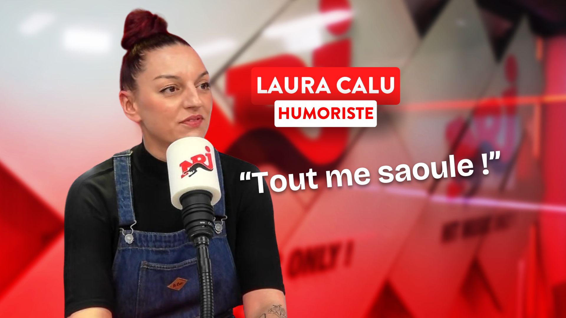 Mike sur NRJ - Laura Calu, humoriste, parle de son spectacle ! - Auvio