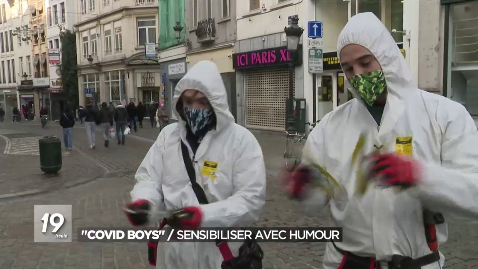 Des citoyens "covid" sensibilisent aux gestes barrières avec humour ...
