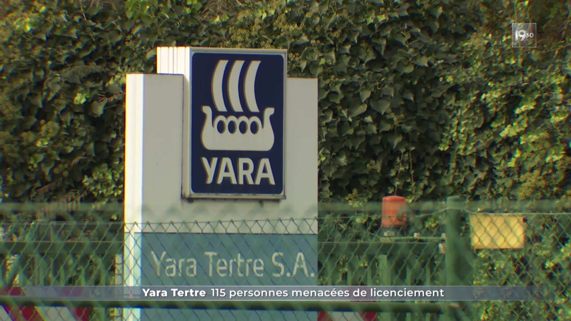 Yara Tertre : 115 personnes menacées de licenciement - - Auvio