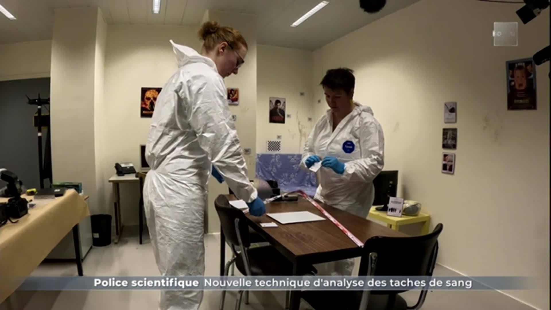 Police scientifique / Nouvelle technique danalyse des taches de sang ...