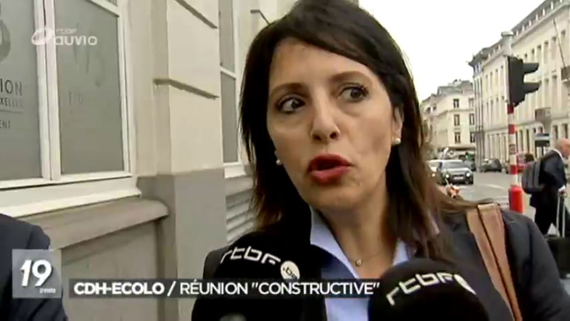 Réunion CDH - Ecolo - JT 19h30 - Auvio