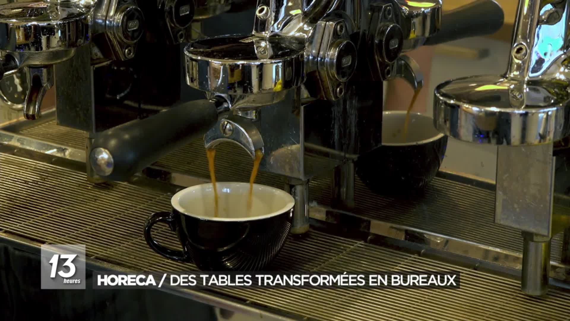 Horeca : des tables transformées en bureaux - - Auvio