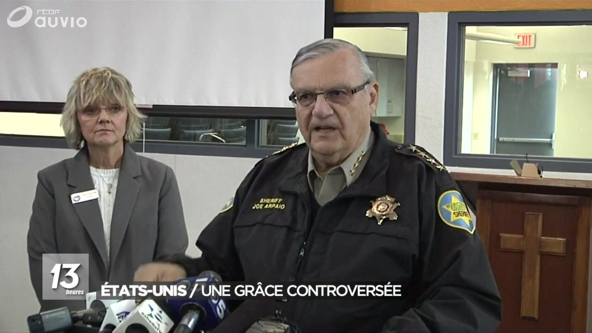 Le shérif Arpaio gracié par Trump - JT 13h - Auvio Le shérif Arpaio gracié par Trump - JT 13h - Auvio