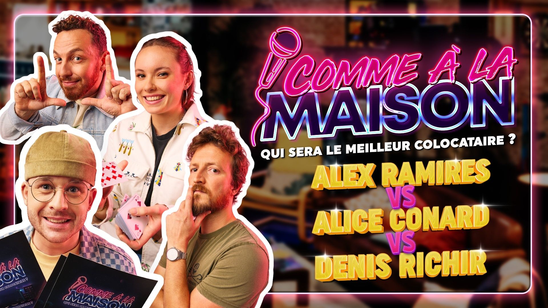 Le jeu "Ce qu’il ne faut pas" avec Alex Ramires, Denis Richir et Alice ...