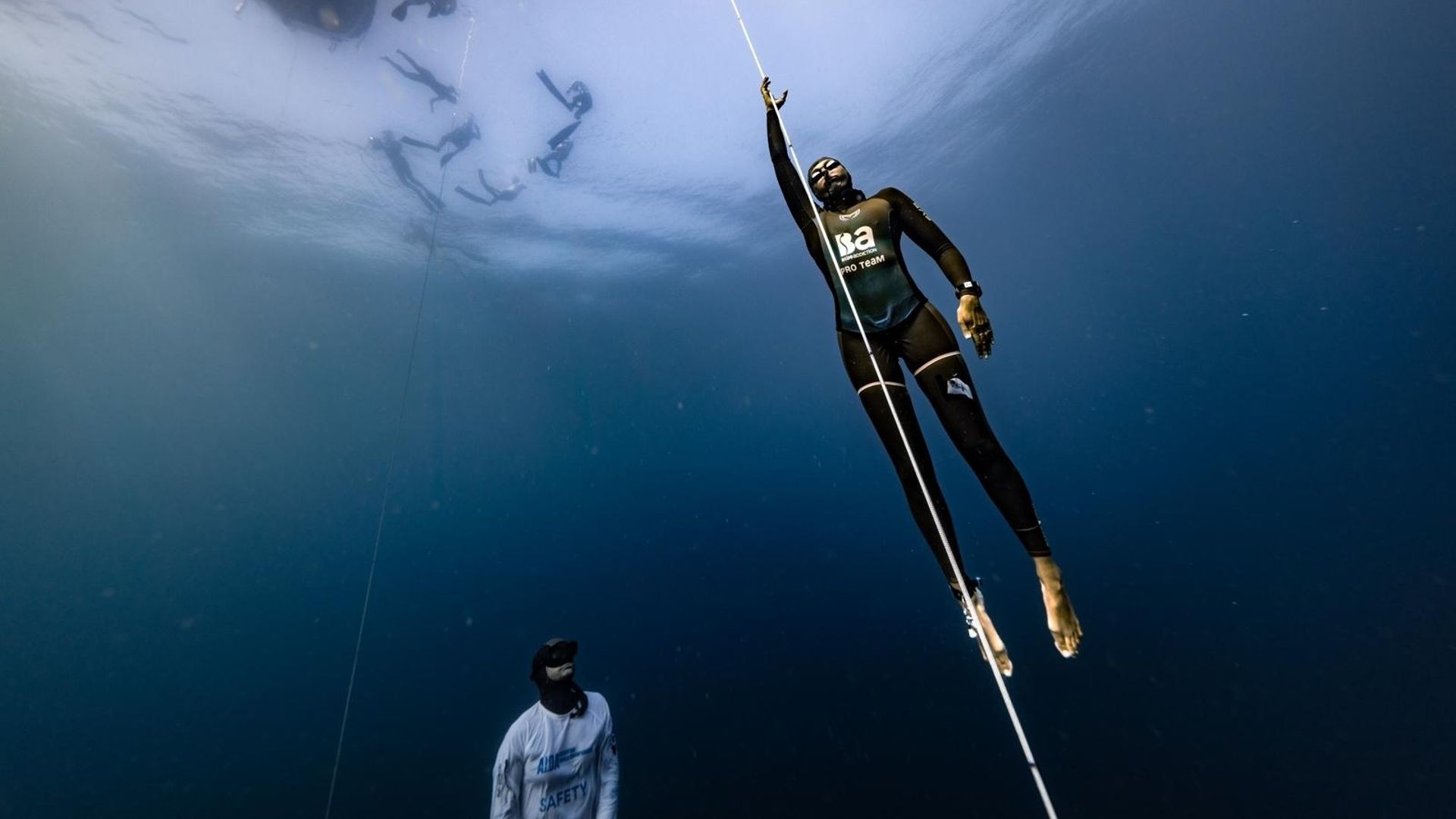 L'apnéiste liégeoise Marine Simonis devient vice-championne du monde de ...