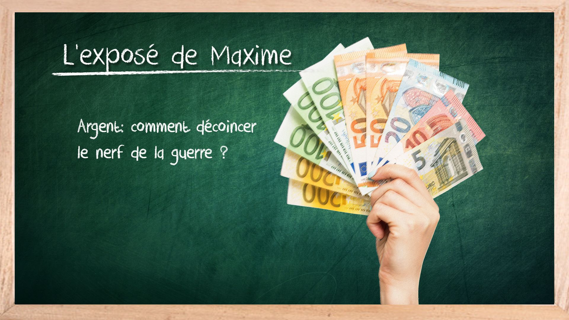 L'exposé de Maxime Lampole - Salut les Copions - Auvio