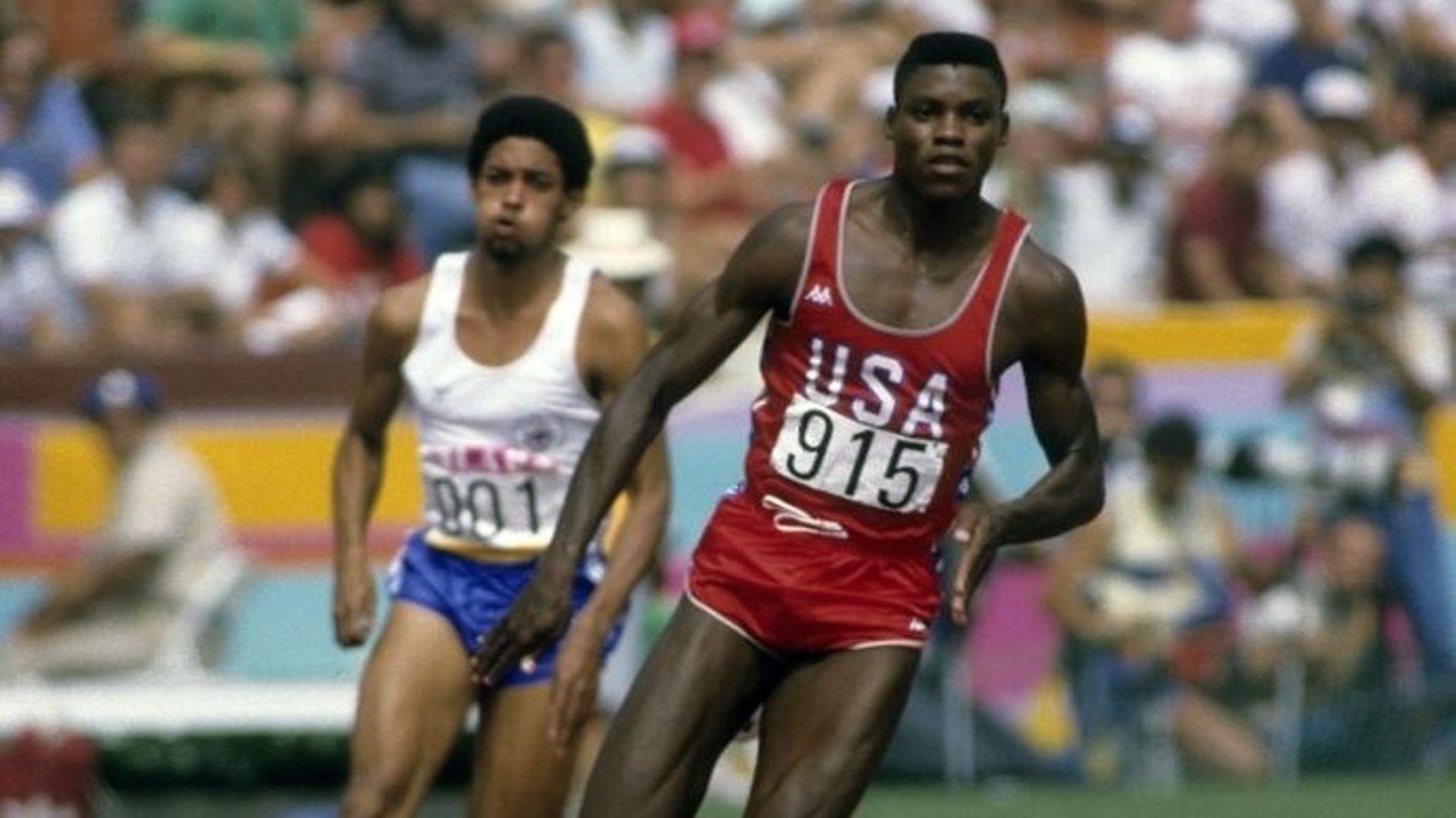 Finale 200m Hommes : Médaille d'Or pour Carl Lewis - Jeux Olympiques ...