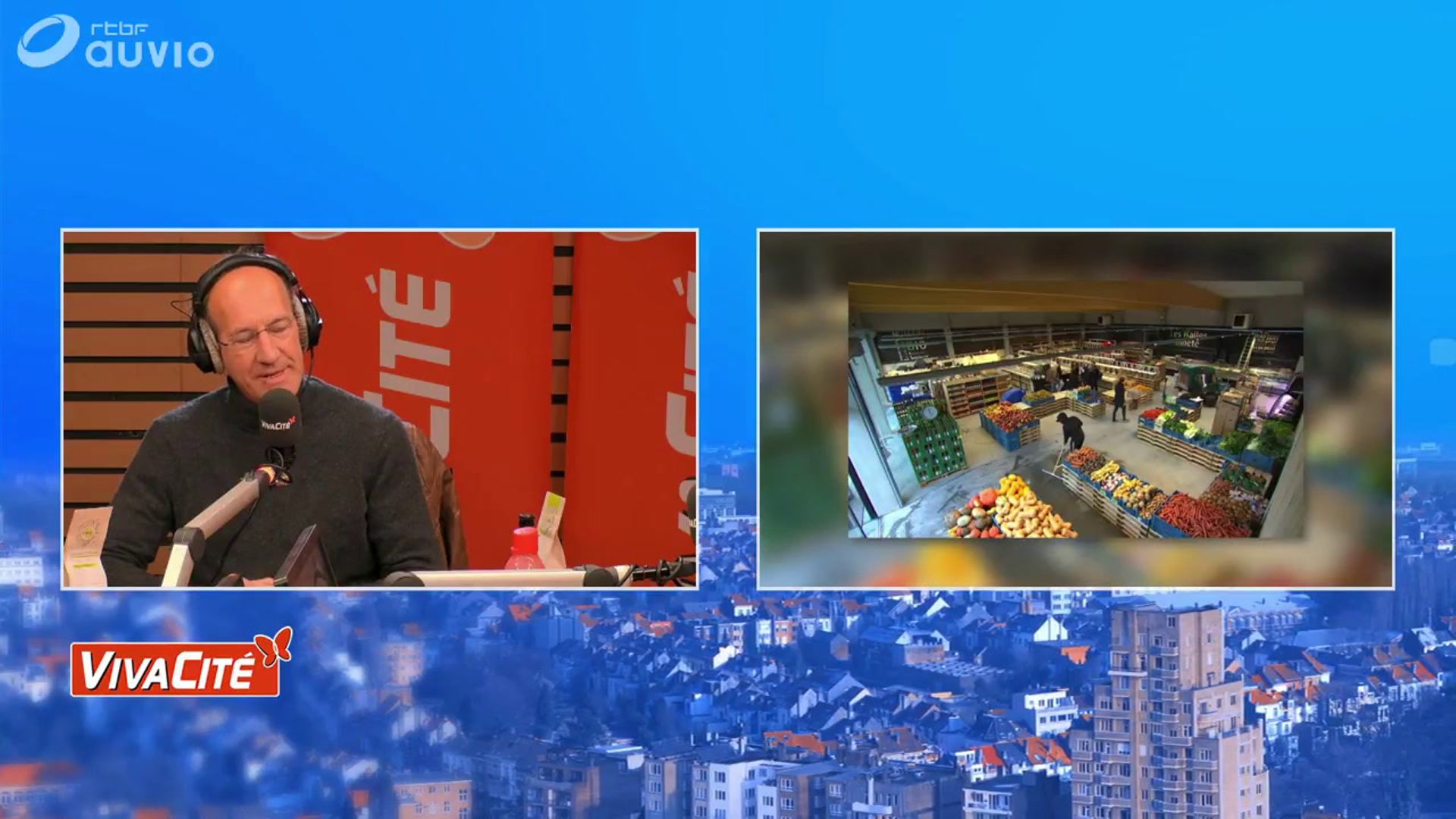 Paul Mathieu, Les Halles Binète - Liège matin, l'invité - Auvio