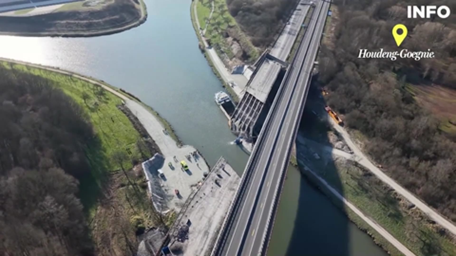 Affaissement d’un pont en travaux sur la E42 à La Louvière : une ...