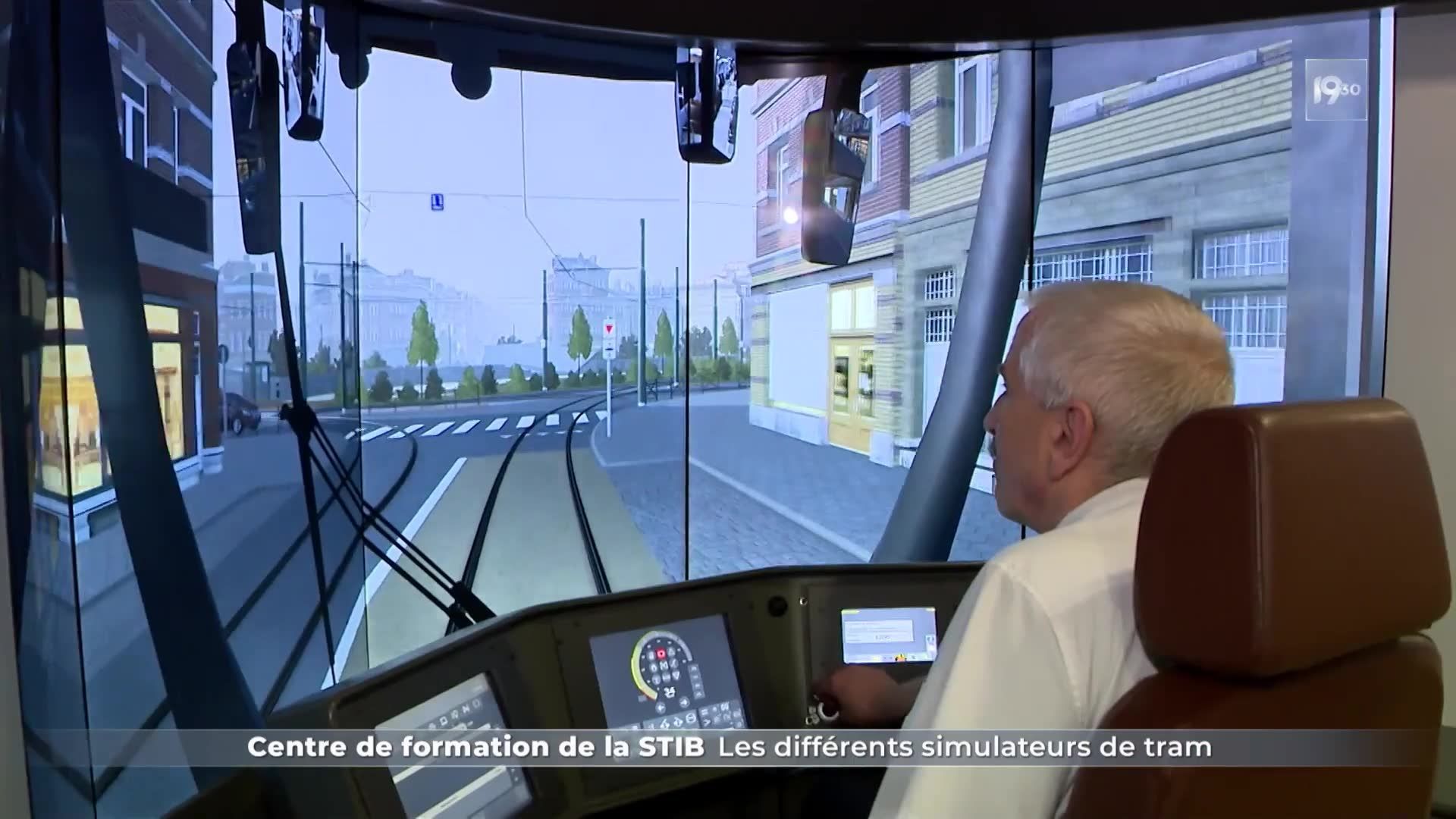 Centre de formation de la STIB / Les différents simulateurs de tram ...