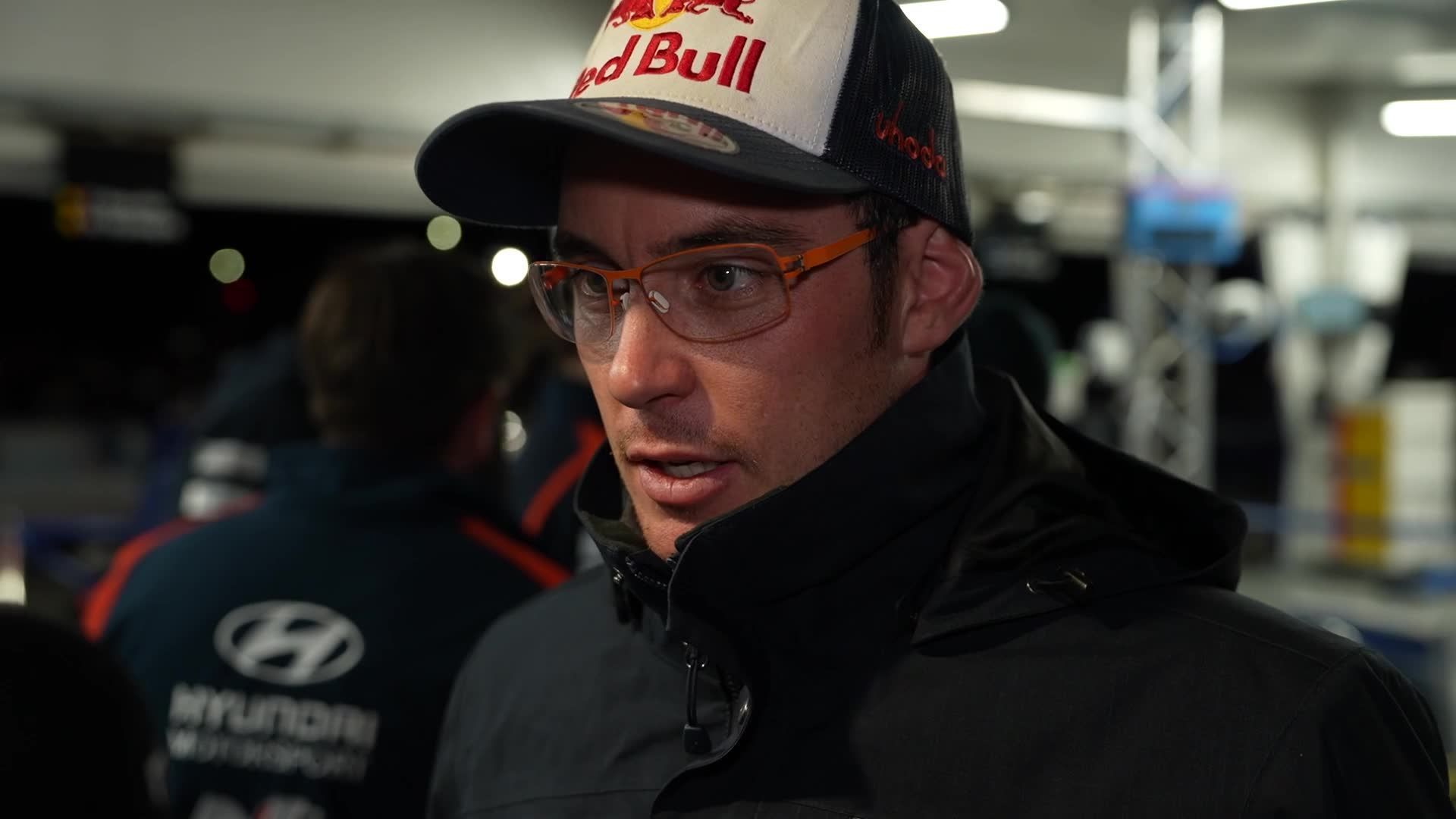 Thierry Neuville après l'ES15 du rallye de Japon - WRC Japon - Auvio