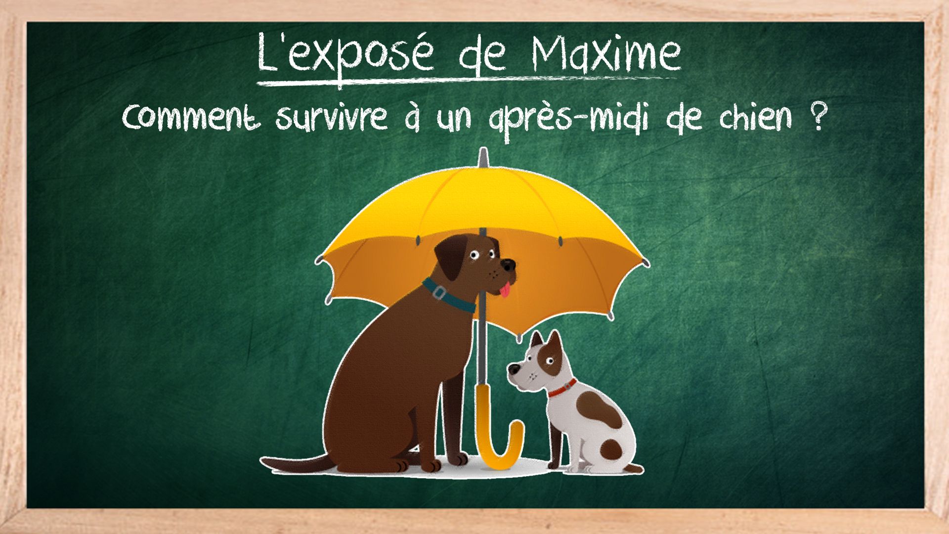 L'exposé de Maxime Lampole - Salut les Copions - Auvio