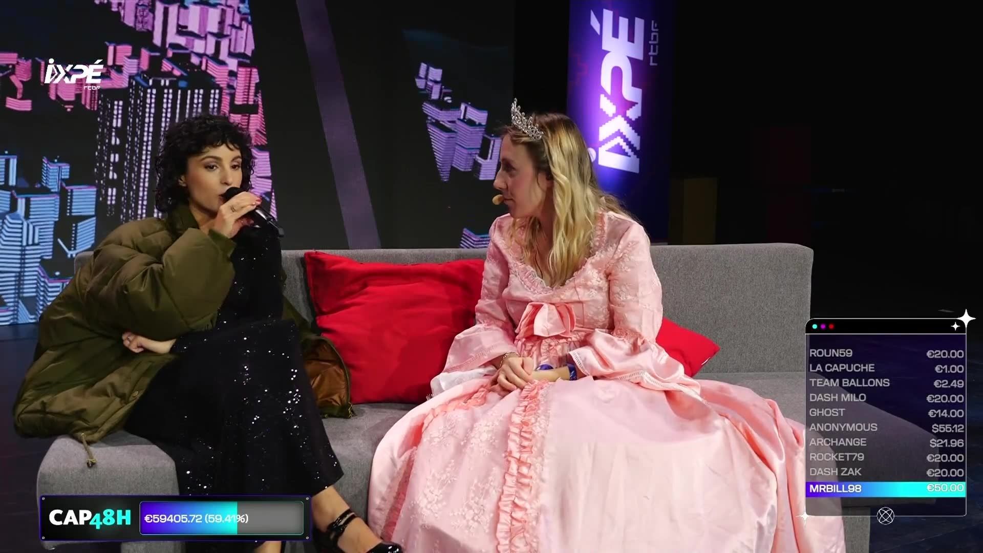 Barbara Pravi de passage pendant le marathon de streaming CAP48Heures - CAP48Heures - Auvio