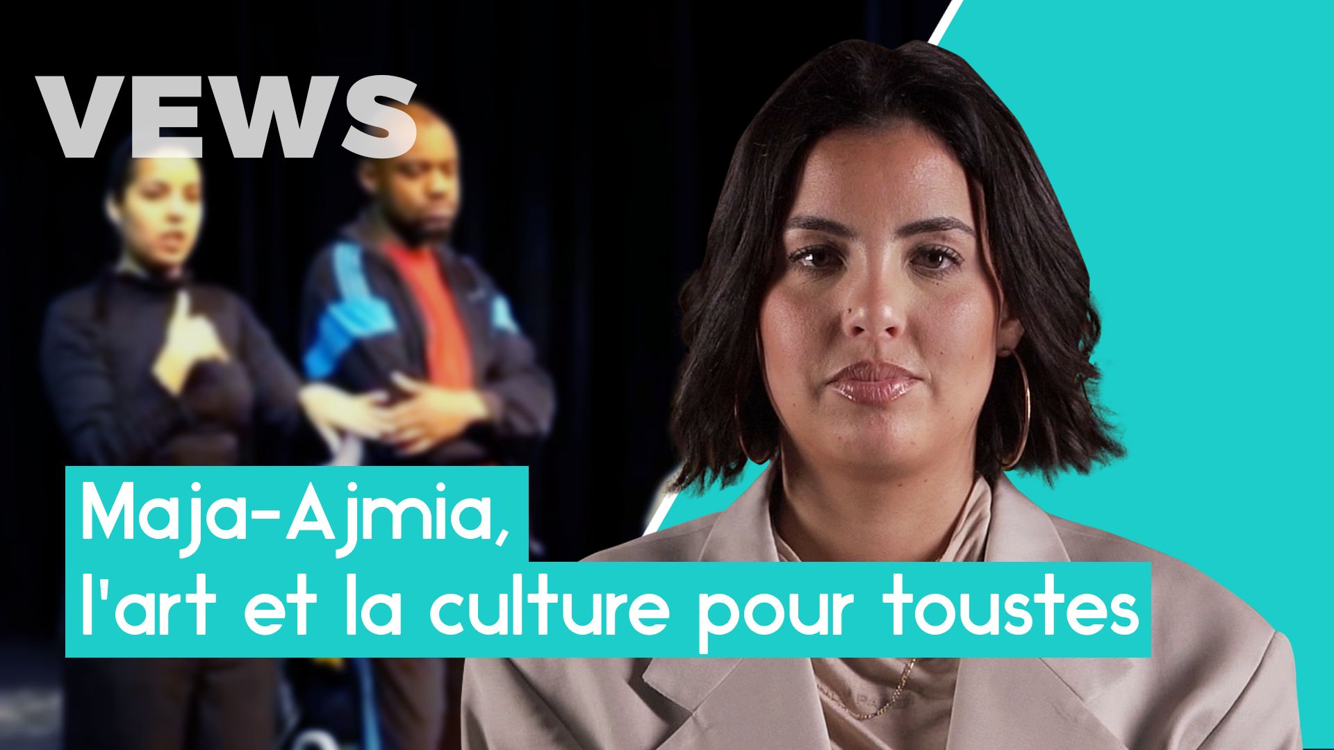 Maja-Ajmia a co-fondé Bledarte, un collectif artistique pour les personnes racisées - Vews - Auvio