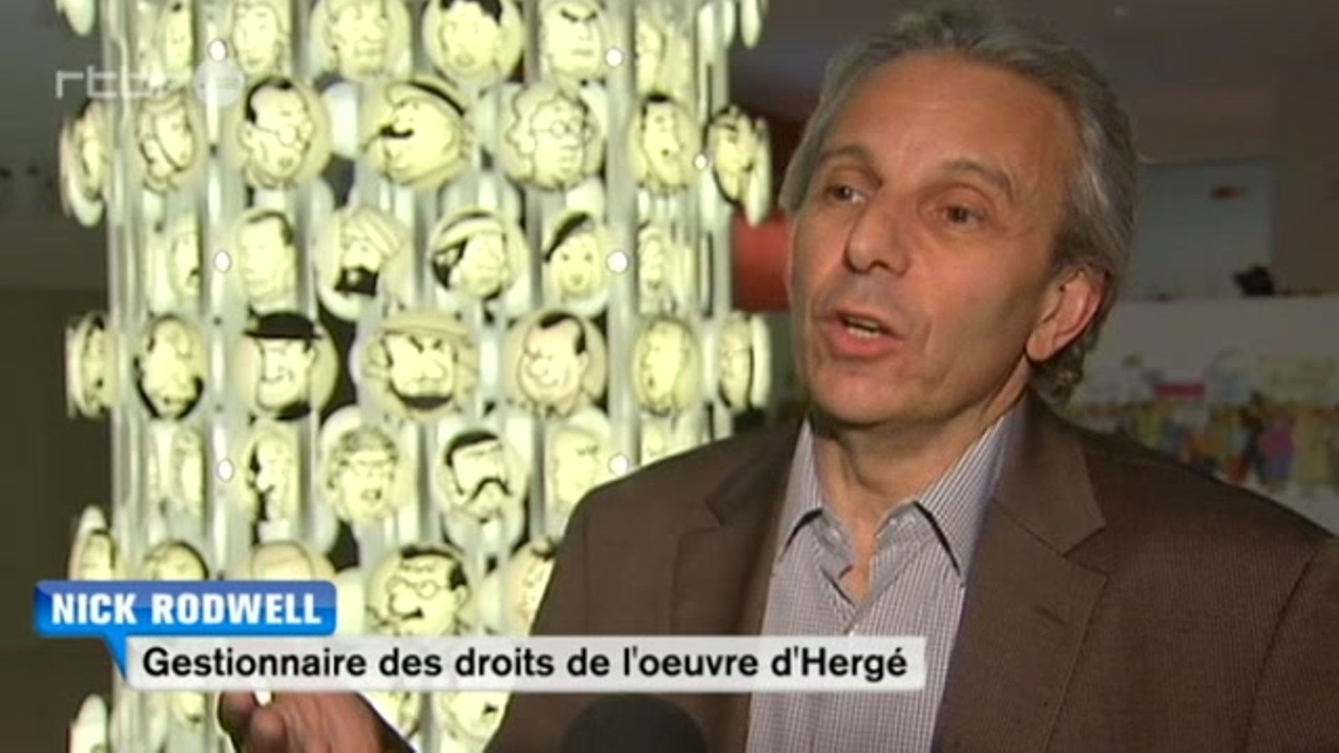 Musée Hergé de Louvain-la-Neuve, Nick Rodwell s'exprime - - Auvio