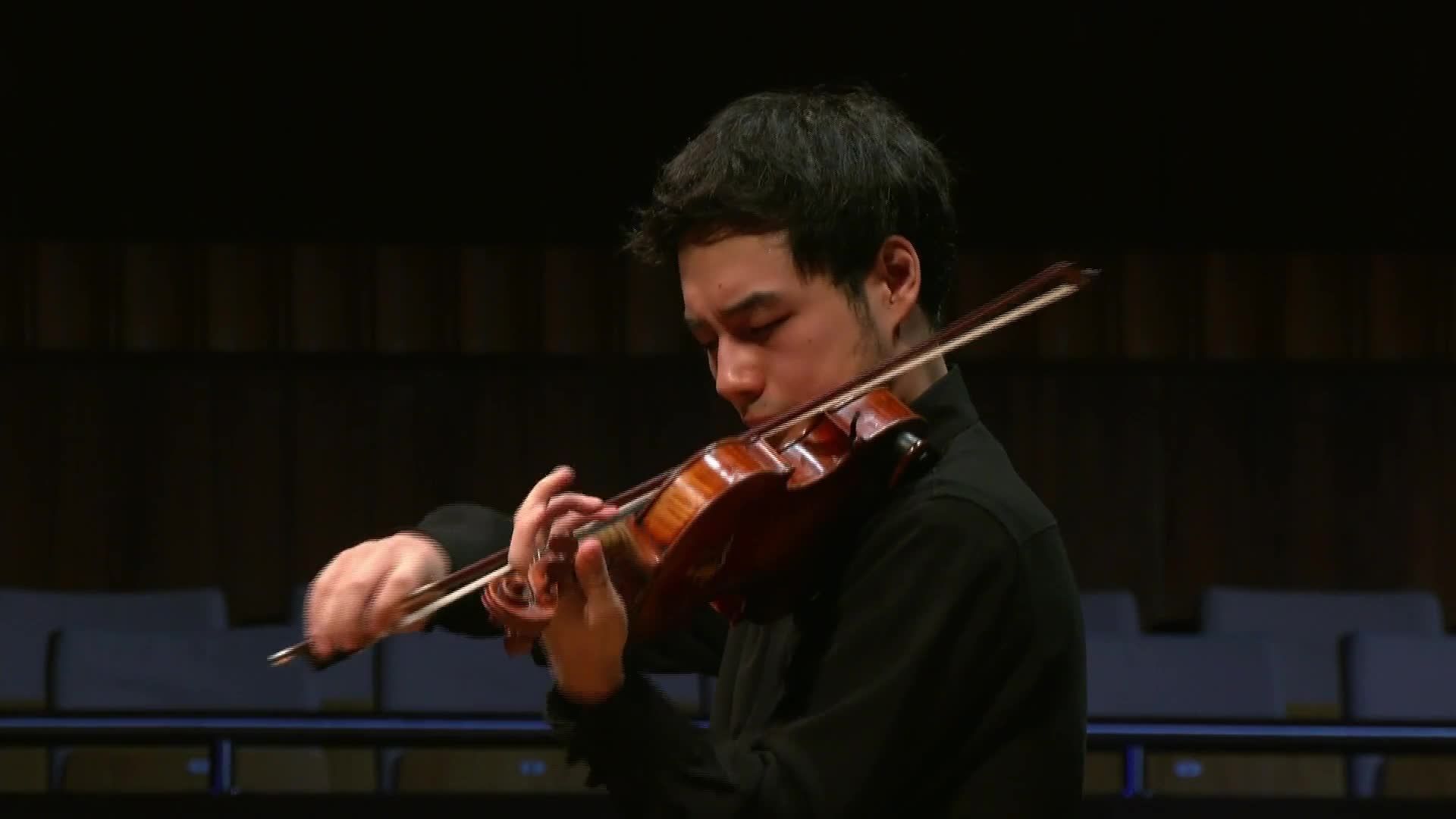 Ruifeng Lin - Première épreuve - Concours Reine Elisabeth – Violon 2024 ...
