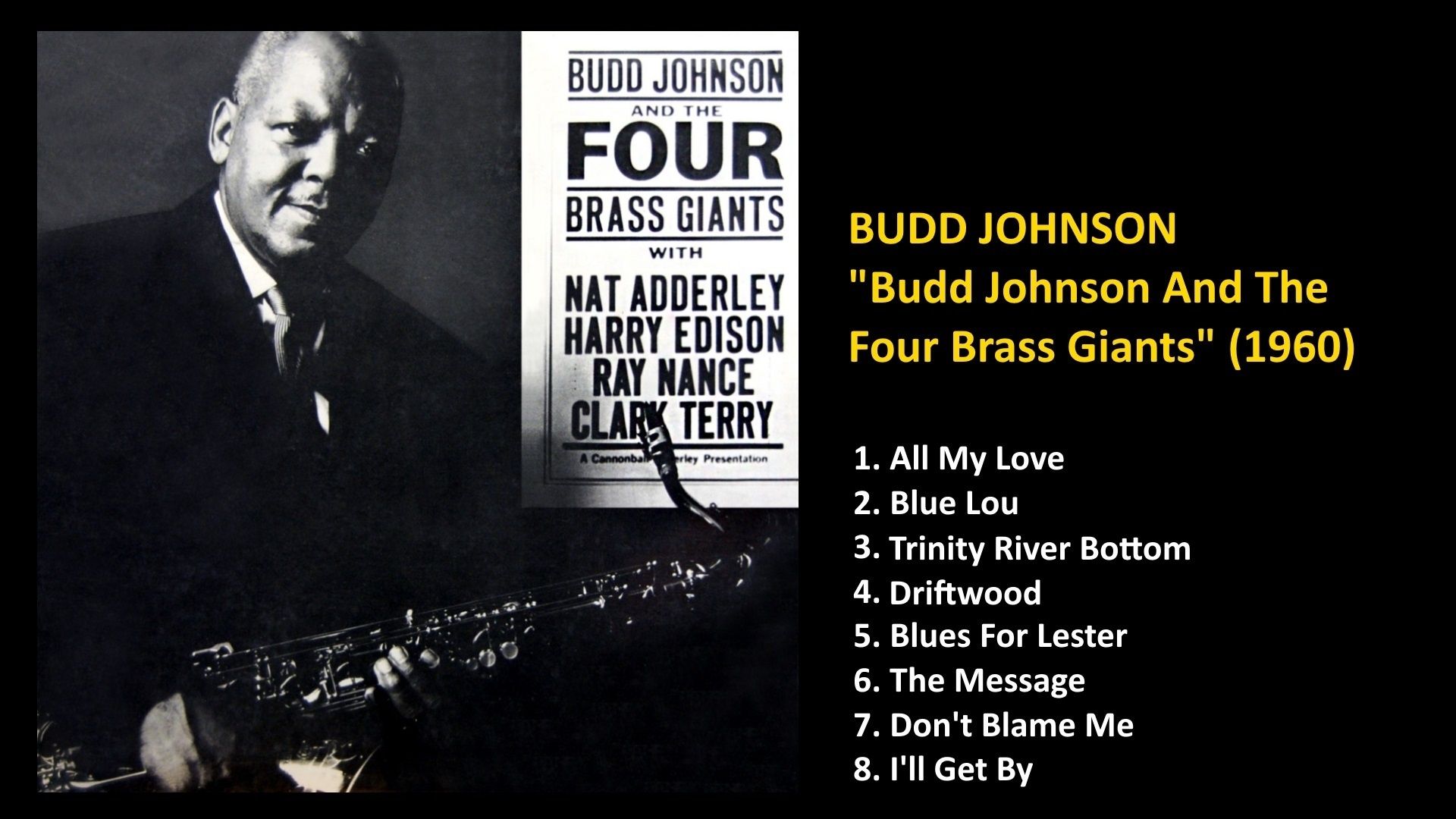 Il y a 60 ans s'enregistrait l'album de Budd Johnson 'Budd Johnson And ...