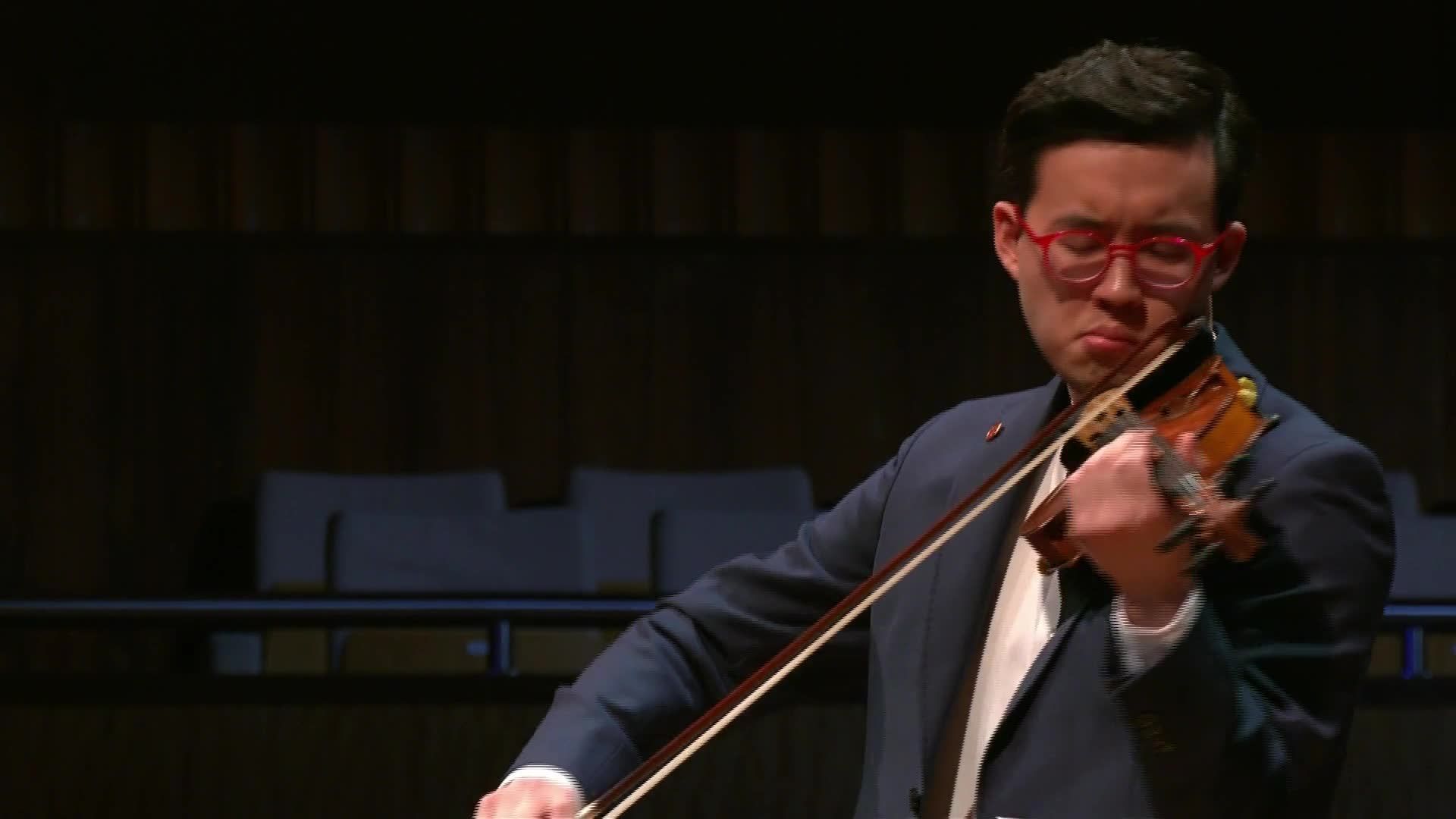 Julian Rhee - Première épreuve - Concours Reine Elisabeth – Violon 2024 ...