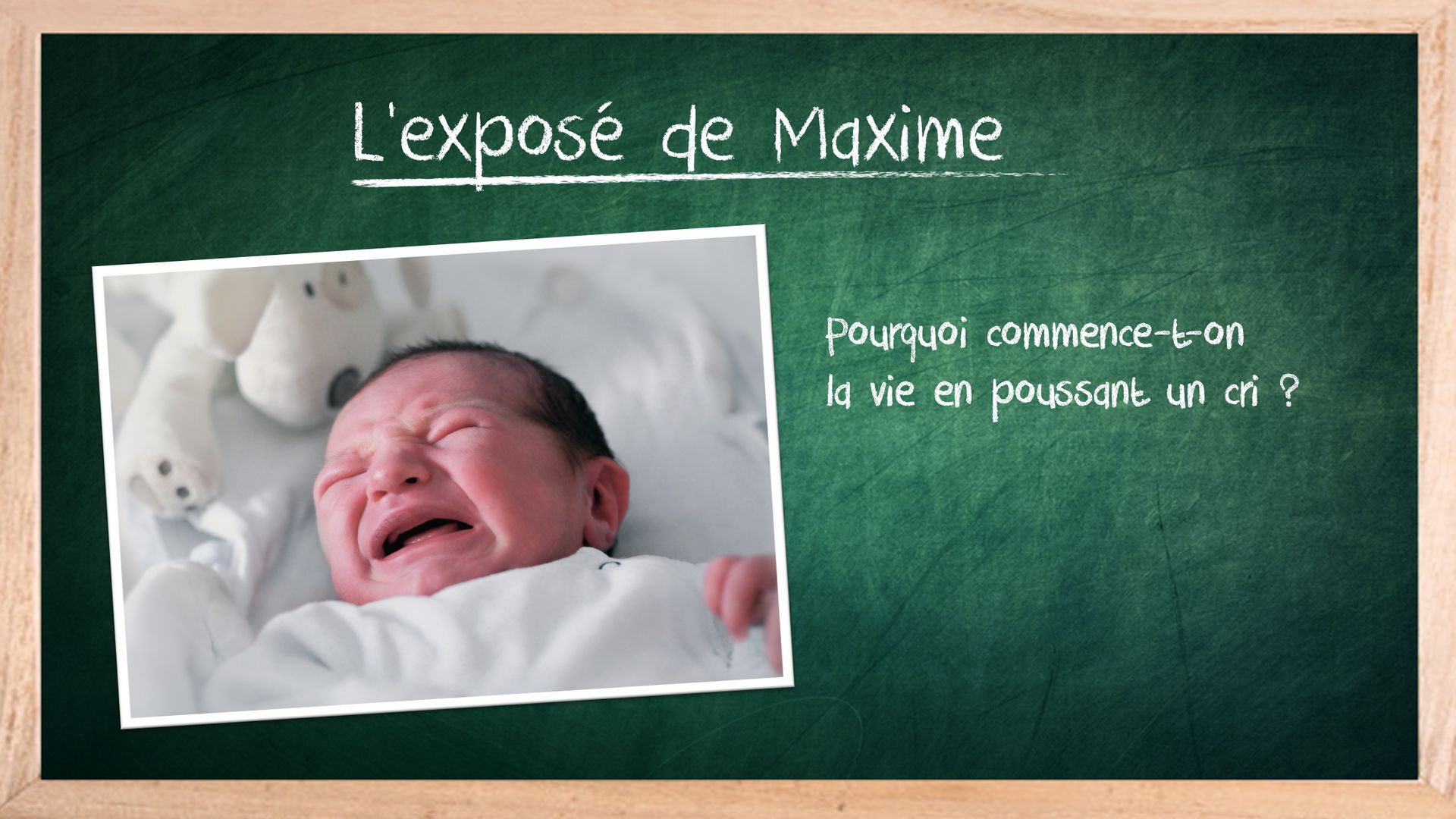 L'exposé de Maxime Lampole - Salut les Copions - Auvio