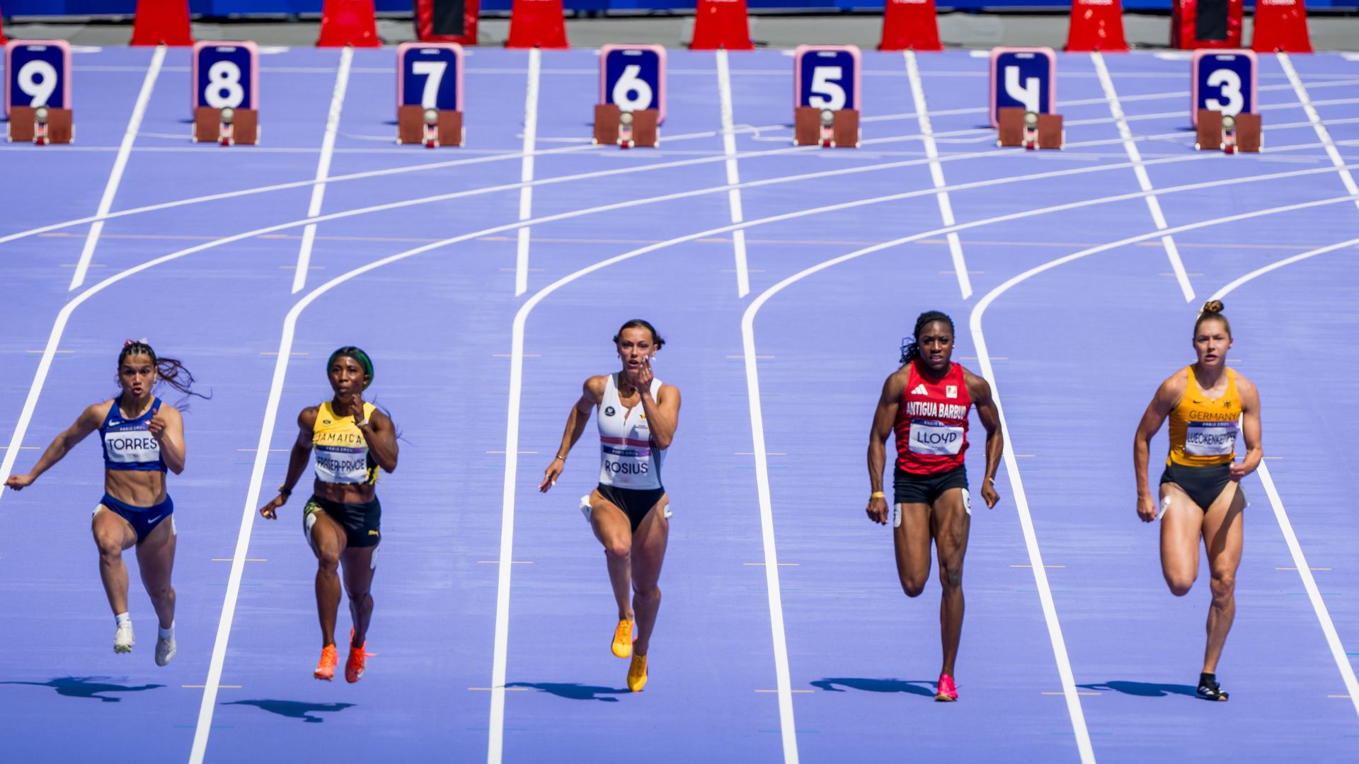 Athlétisme - la demi-finale du 100m de Rani Rosius - Jeux Olympiques Paris 2024 - Auvio