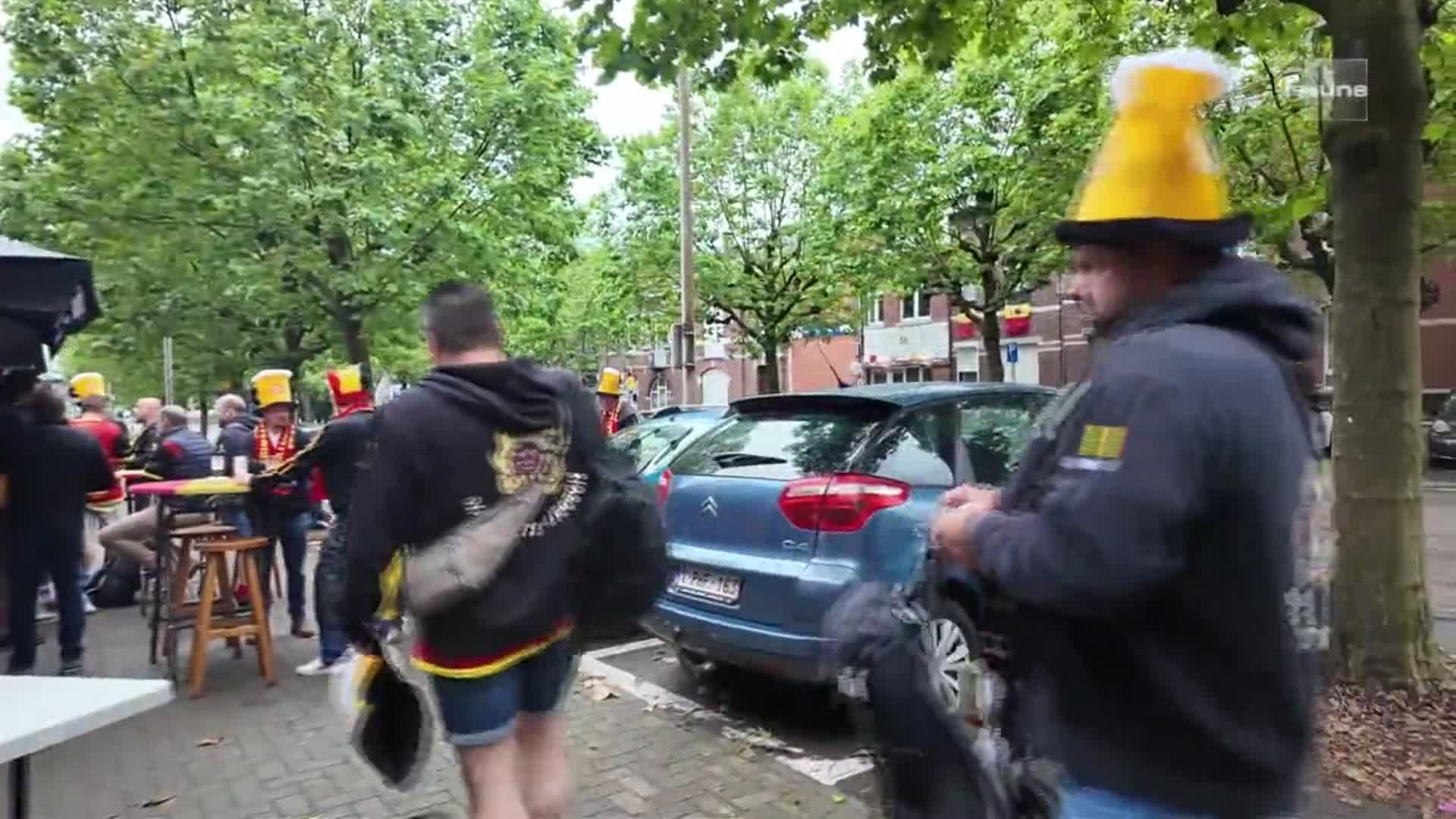 Match des Diables Rouges : les fans belges mettent l ambiance ...