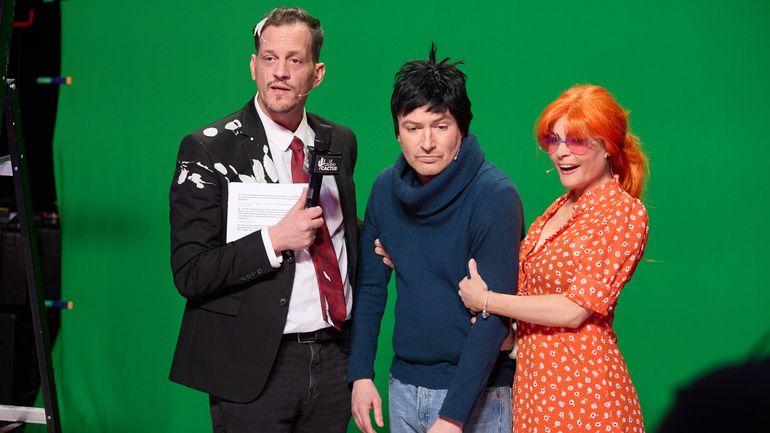 Gaston Lagaffe et Mademoiselle Jeanne dans le Duplex avec James Deano ...