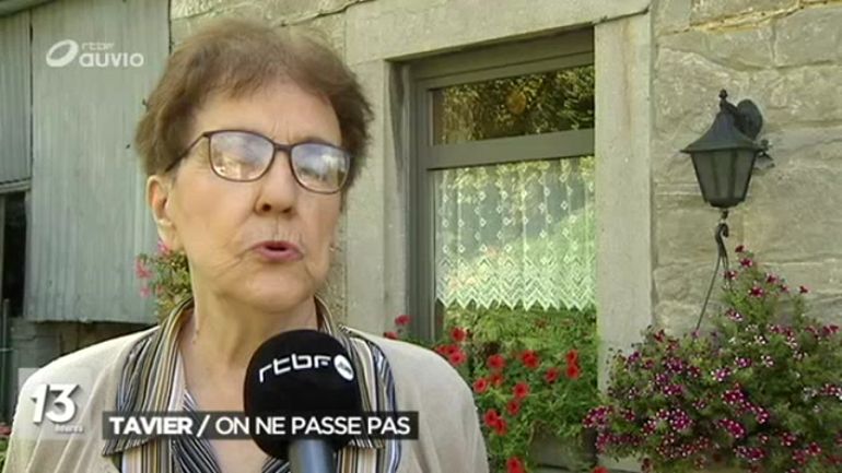 Un morceau de rue du village de Tavier fermé depuis 5 ans - rtbf.be